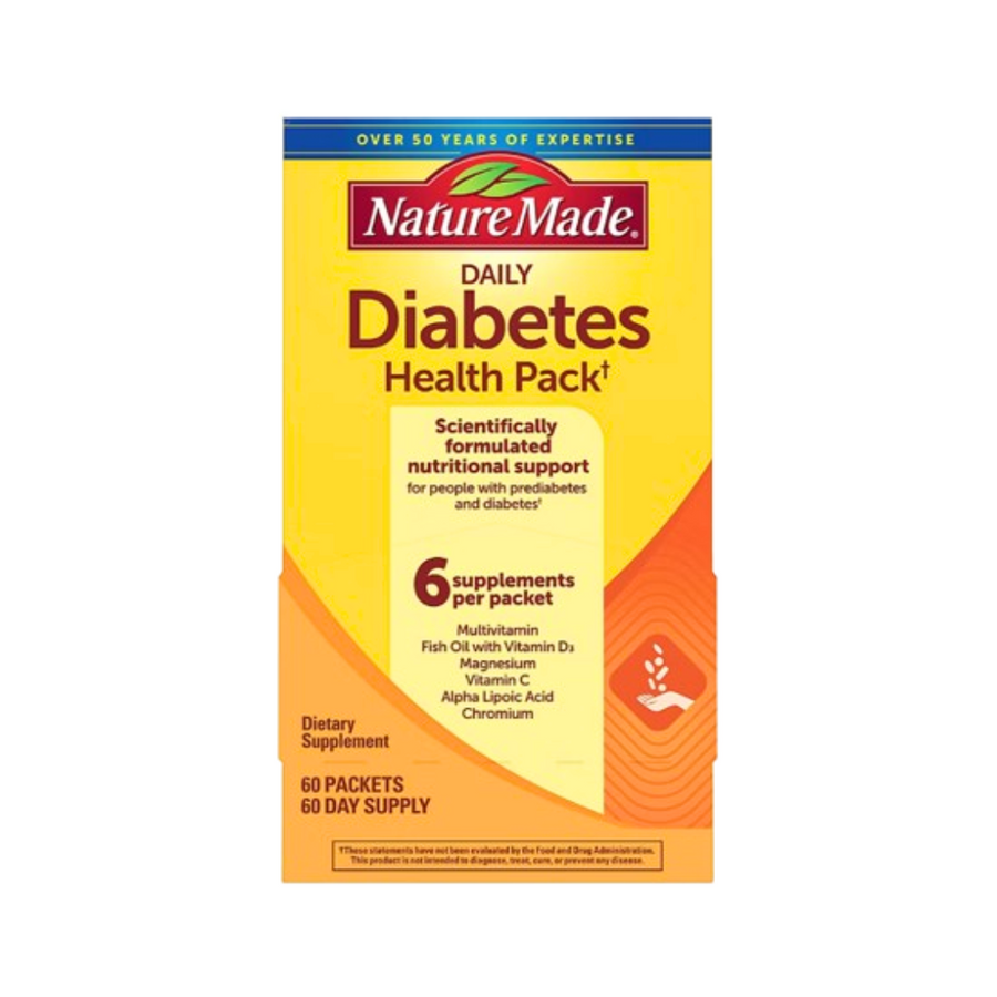 Nature Made Diabetes Health Pack, 60 Packets – Suplement Bank
